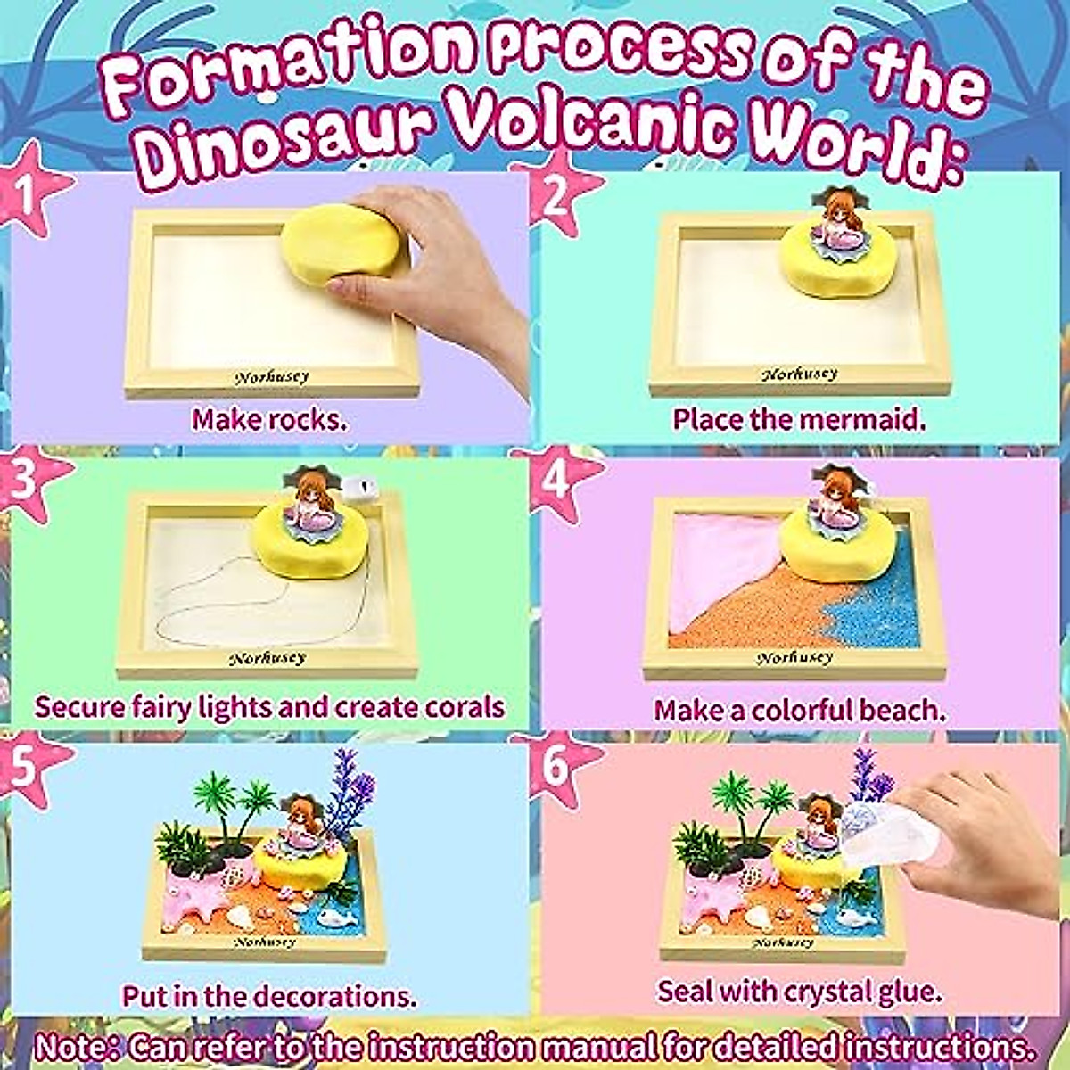 Enchanting Crafts for Girls Ages 4-12: Dive into a Fairy Tale World | Perfect Gifts for Girls Age 4 5 6 7 8 9 10 | Exciting DIY Kits for Kids Ages 6-10 | Ideal Christmas Party and Birthday Gifts