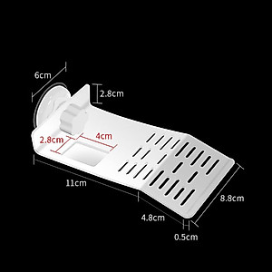 MinLia Feeders Fish Tank Decor Aquatic Pet Supplies Tortoise Aquarium Turtle Platform Rest Board Turtle Pier Basking Terrace(L)