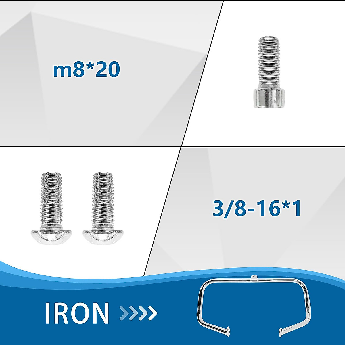 XMT-Moto Engine Guard Highway Crash Bar fits for Harley Davidson Touring Road King Street Glide Electra Glide CVO and Trike Models 1997-2008,Replace for 49184-97,Chrome