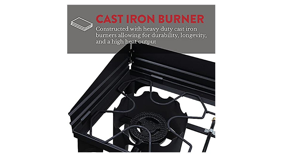 Gas One Double Burner Camp Stove - Powerful Outdoor Cooking Gear