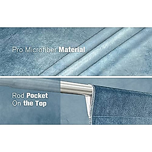 UrcTepics 5x7ft Pro Microfiber Abstract Blue Portrait Headshots Backdrop for Photography Blue Painted Canvas Photography Background Baby Light Blue Photography Background Fabric