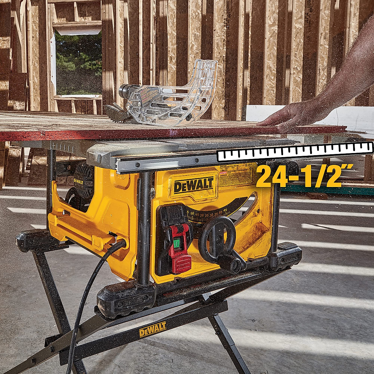 Dewalt DWE7485R 120V 15 Amp Compact 8-1/4 in. Corded Jobsite Table Saw (Renewed)
