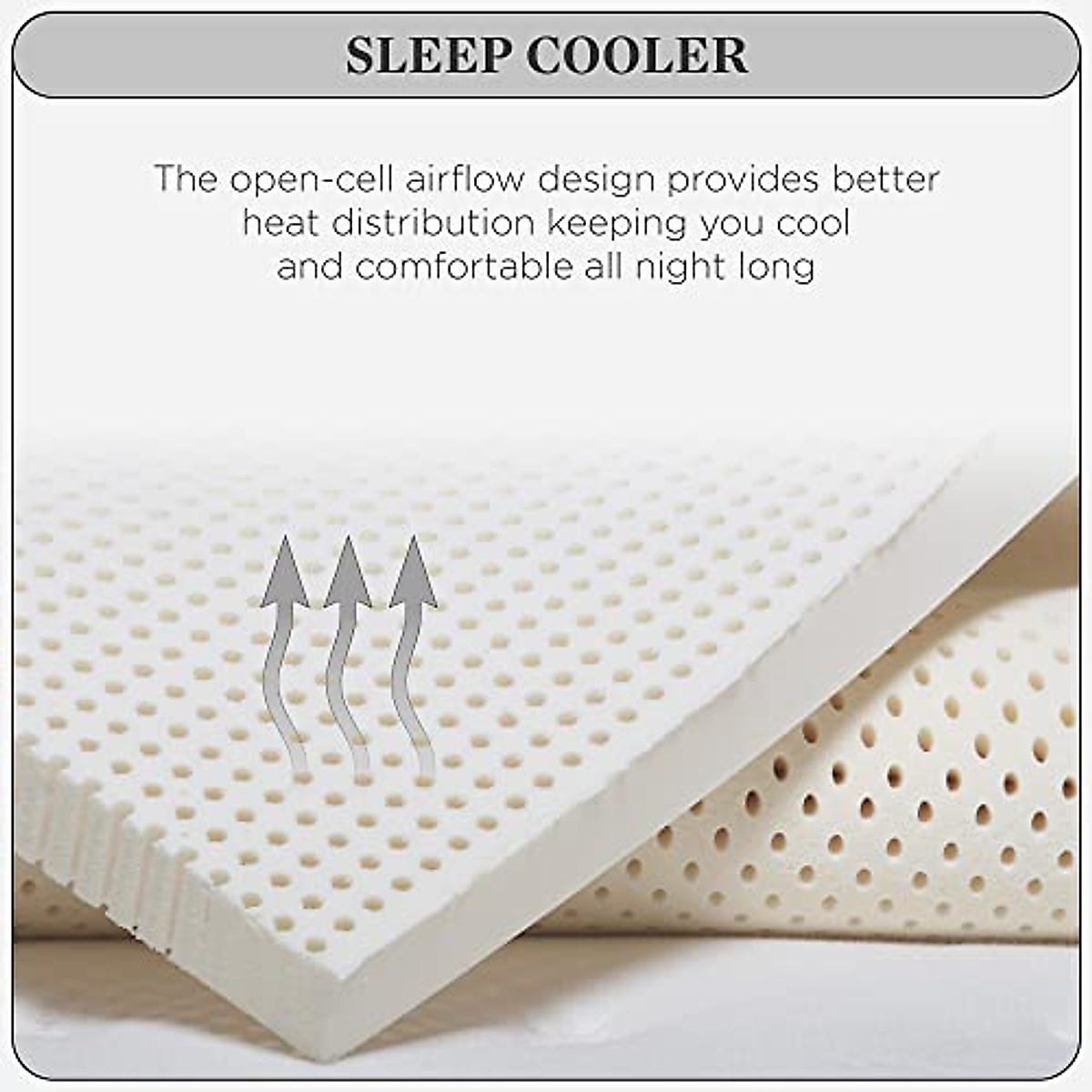 PlushBeds 3" Soft Topper| 100% Natural Talalay Latex| Made in The USA| Luxurious Comfort | Soothing Pressure Point Relief | Support for Shoulders, Hips, Back, and Knees| Full