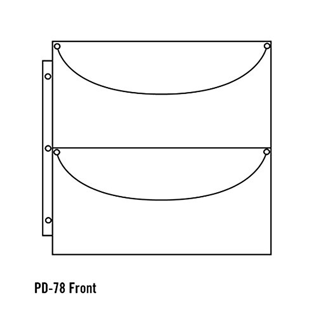 Totally-Tiffany Double-Sided Duo 2X1, Clear