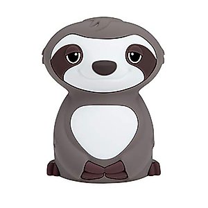 Nuby Sloth Baby Silicone Nightlight, Rechargeable, Color Changing Touch Night Light for Kids Bedside