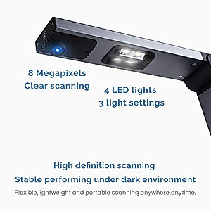 iCODIS Document Camera & Overhead Scanner X3: Portable 8MP High Definition Capture Size A3 Multi-Language OCR USB Doc Cam for Teachers Online Teaching & Students Distance Learning