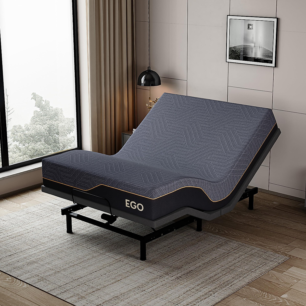 Copper Gel Memory Foam Mattress, 14 Inch Twin Size Mattress Mattresses Made in USA, CertiPUR-US Certified, Bed Mattresses, Medium Firm, Black-New