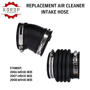 Air Intake Hose Fits for 2006 2007 2008 Infiniti M35 3.5L Intake Boot Tube Duct REPLACES # 16576-EG00A