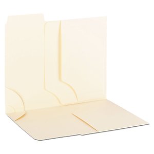 Smead 3-in-1 SuperTab Section Folder, Oversized 1/3-cut Tab, Letter Size, Manila, 12 Per Pack (11904)