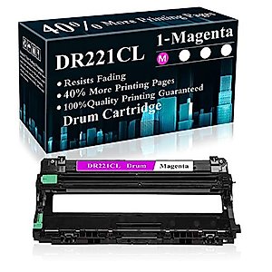 1 Magenta DR221CL Drum Unit Replacement for Brother HL-3140CW 3150CDN 3170CDW 3180CDW 9130CW 9140CDN 9330CDW 9340CDW 9015CDW 9020CDN Printer,Sold by TopInk