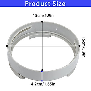 AMIJOUX 6 inch Portable Air Conditioner Exhaust Hose Extention Coupler, Mobile Air Conditioning Exhaust Pipe Tube Connector Accessories, Extention Adapter Universal for Air Conditioning