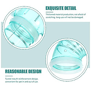 Balacoo 4pcs Hamster Tubes Set, Hamster Cage Tube Hamster Tube Hamster Tubes Set Hamster Tunnels for