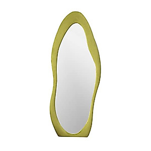 NAHDU Household Floor-to-Ceiling Mirrors Girls Bedroom Full-Body Shaped Fitting Velvet Dressing (Color : E, Size : 1)