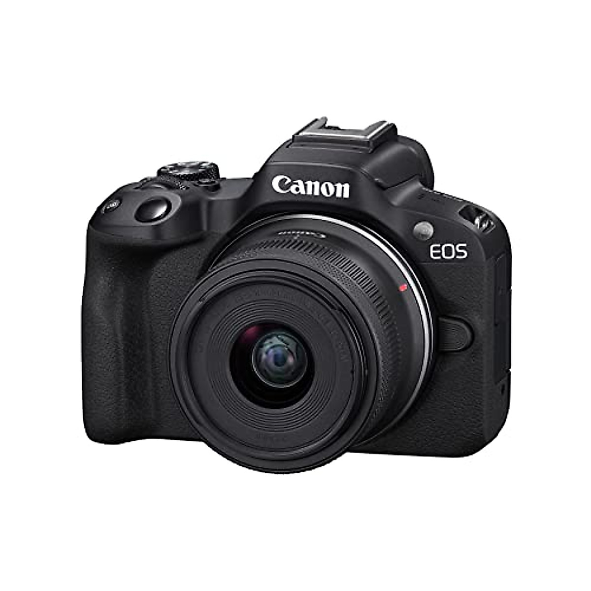 Canon EOS R50 Mirrorless Vlogging Camera (Black) w/RF-S18-45mm F4.5-6.3 is STM Lens, 24.2 MP, 4K Video, Subject Detection & Tracking, Compact, Smartphone Connection, Content Creator