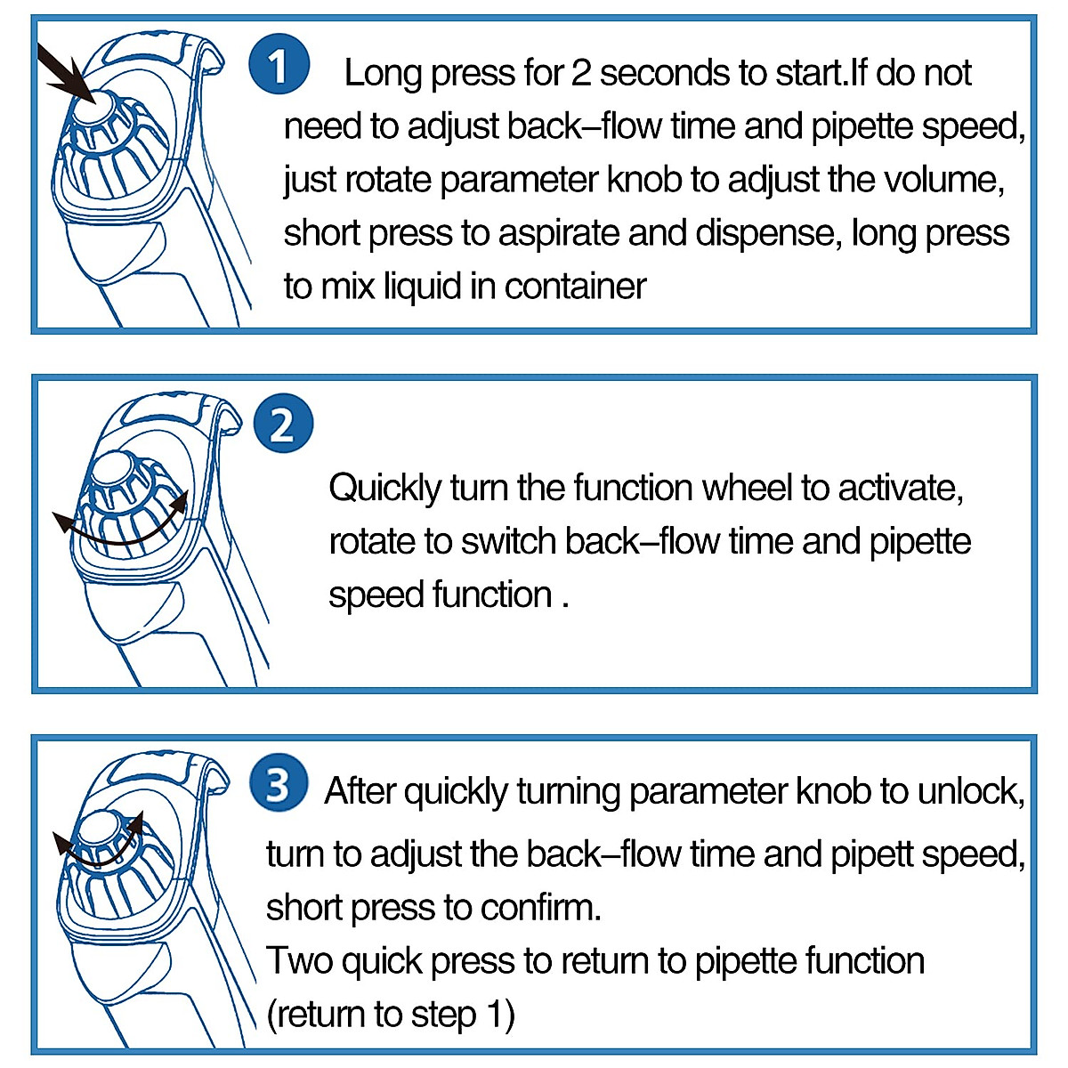 Electric Single Channel Pipette Laboratory Micropipette Adjustable Volume Pipettors 100-1000μL…