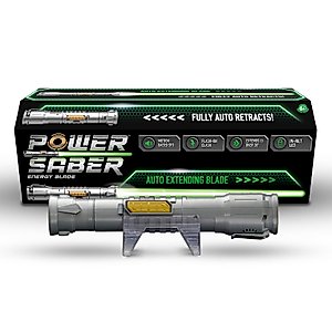 Goliath Power Saber Energy Blade Green First Ever Automatic Saber Auto Extending & Retracting Saber Extends 35" (90cm) Motion Based SFX Ages 6 and up