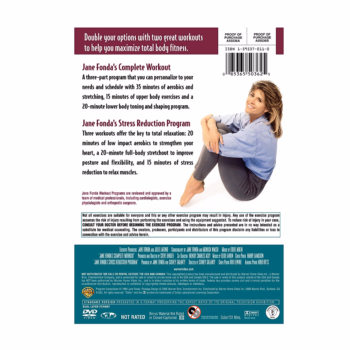 Jane Fonda Collection: The Complete Workout & Stress Reduction Program [DVD]