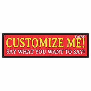 ATX Custom Signs - Weatherproof Aluminum Metal Custom Personalized Sign Multiple Sizes Custom Text Caution, Danger, Warning Notice
