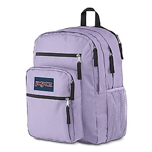 JanSport Big Laptop Backpack for College - Computer Bag with 2 Compartments, Ergonomic Shoulder Straps, 15” Laptop Sleeve, Haul Handle - Book Rucksack, Pastel Lilac