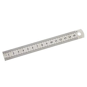 Stainless Steel Metal Ruler,Metal Straight Edge Ruler, Straight Ruler for Student School Office