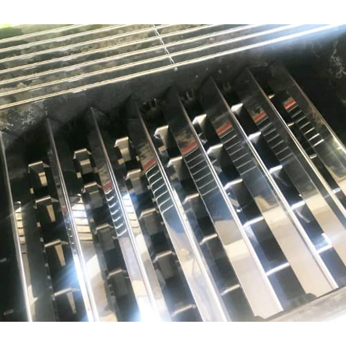 Htanch SG538 (13-Pack) Stainless Steel Flavorizer Bars Replacement for Weber 7538 9813 Weber Genesis 1000-5500, Platinum I & II Gas Grills