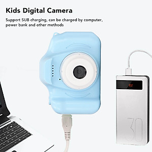 Kids Camera Video Mini Camera X2 400Mah 2.0In Toys Gift Birthday USB Photograph 2.0In IPS Screen Cute Document Cameras