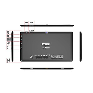 10" Windows 10 FWIN232 PLUS S2 Fusion5 Ultra Slim Windows Tablet PC - (6GB RAM, USB 3.0, Intel, Front Facing Single Camera, Windows 10 Professional Tablet PC)