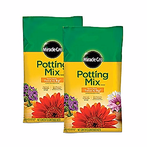 Miracle-Gro Potting Mix, 16 qt., 2-Pack
