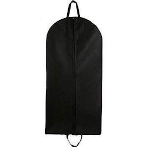 Breathable Priest Vestment Garment Bag and Choir Robe Garment Bag, 72", Black, by Tuva Inc.