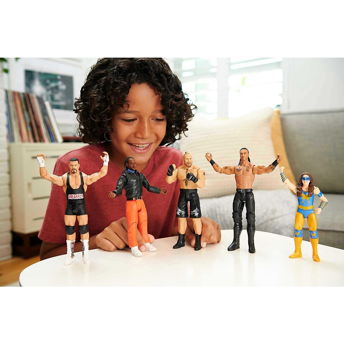 Mattel WWE Reggie Basic Action Figure, 10 Points of Articulation & Life-like Detail, 6-inch Collectible