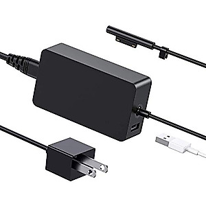 Surface Book 2 Charger,102W Power Supply for Microsoft Surface Book 2,Surface Laptop Surface Pro X Pro 7 Pro 6 Pro 5 Surface Pro 4 Surface Pro 3 1834 1835 1793 1813 1832 1798 Charger with Power Cord