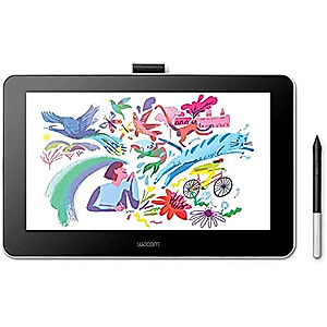 Wacom DTC133W0A One Digital Drawing Tablet + 13.3" Screen (Renewed) Bundle with 1 YR CPS Enhanced Protection Pack