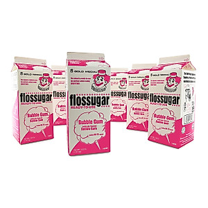 Bubble Gum Flossugar, 6-1/2 Gallon Cartons / Case