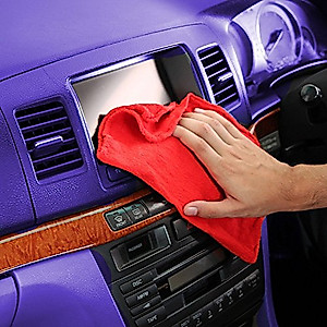 Simpli-Magic Shop Towels, 14"x12", Red (600 Pack - Full Case)