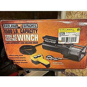 1500 lb. Capacity 120 Volt AC Electric Winch by USATNM