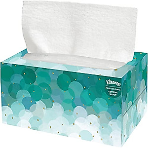 Kimberly Clark 11268 Kleenex Hand Towels Premium Ultra Soft, Pop-Up Box, White (1 Individual Box of 70 Sheets)