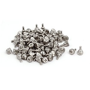 Aexit 80 Pcs Quality Parts M3.5x6mm Male Thread Metal Computer Desktop PC Case Thumb Screws Model:19as380qo470