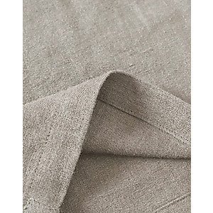 Weintee Women's Linen Crop Pants Capris with Pockets 2X Dark Khaki