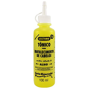 Gota Dourada Tonico para Fortalecimento de cabelos (hair tonic with garlic extract) 100ml