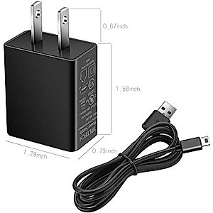 TPLtech Charger for TI-84 Plus CE Graphing Calculator, TI-Nspire CX/CX CAS, TI84 Plus CE Color/C Silver Calculators - 5FT Charger Cable