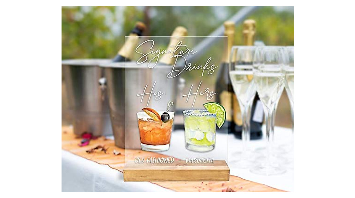 Signature Drink Sign for Wedding or Party Bar Menu Sign, Wedding Sign ...