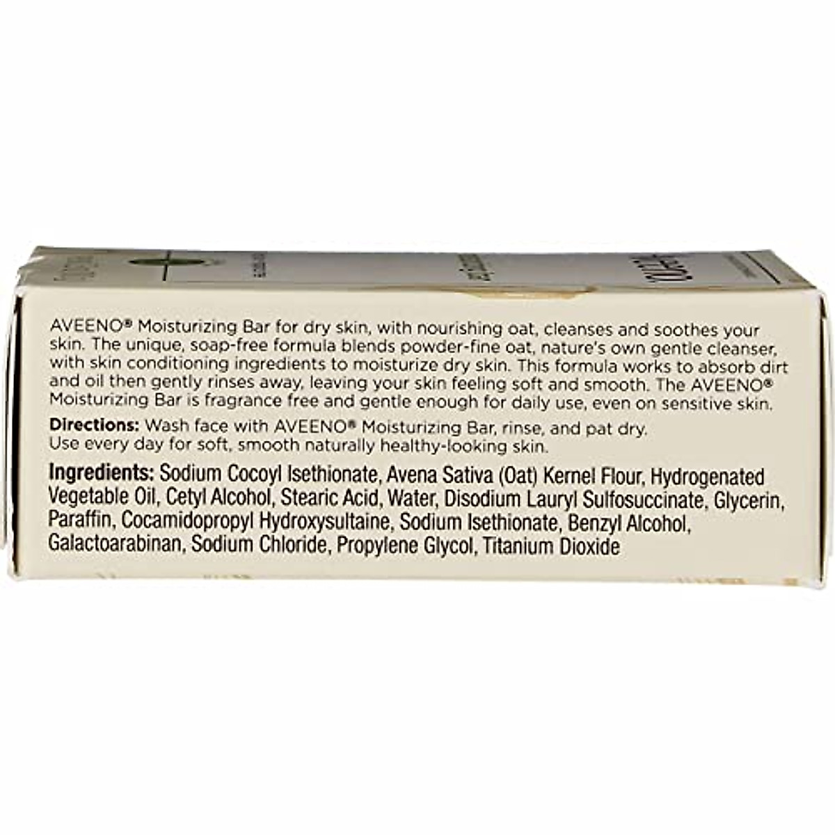 Aveeno Moisturizing Bar with Natural Colloidal Oatmeal for Dry Skin, Fragrance Free, 3.5 Oz (2 Pack)