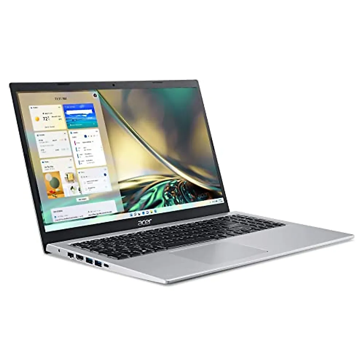 Acer Aspire 5 Slim Laptop, 15.6 inch Full HD IPS Display, Intel Core i3-1115G4 Up to 4.1GHz (Beat i5-1030G7) Processor, 8GB RAM, 256GB SSD, WiFi 6, Windows 11 Home in S Mode, Bundle with JAWFOAL