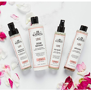 J.R. Watkins Love Body Oil Mist, Hydrates Skin and Boosts Stimulation, Natural Peony & Patchouli, 4.8 oz