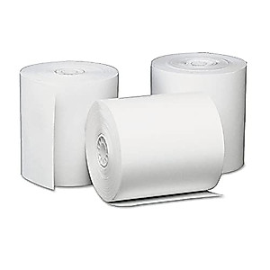 Generic Universal UNV35763 Single-Ply Thermal Paper Rolls, 3 1/8" x 230 ft, White (Case of 50)