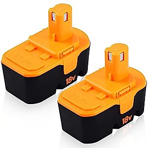 VANTTECH 2Pack 4.0Ah P100 Battery Replacement for Ryobi 18V Battery NI-MH P101 ABP1803 BPP1820 1322401 1400672 13022 1323303 130255004 130224028 130224007 Battery