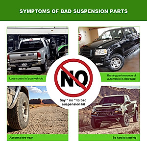 SCITOO 8pcs Front Suspension Kit Inner Outer Tie Rod End Lower Upper Ball Joint Fit 1987-1991 for Chevy Blazer K5 Blazer K10 K20 Suburban V10 V20 for GMC Jimmy K1500 K2500