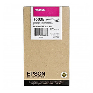 Epson UltraChrome K3 Ink Cartridge - 220ml Magenta (T603B00)