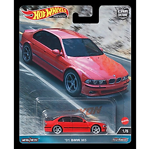 Hot Wheels Premium 2023 Car Culture Canyon Warriors '01 BMW M5 1:64 Diecast Mode Car