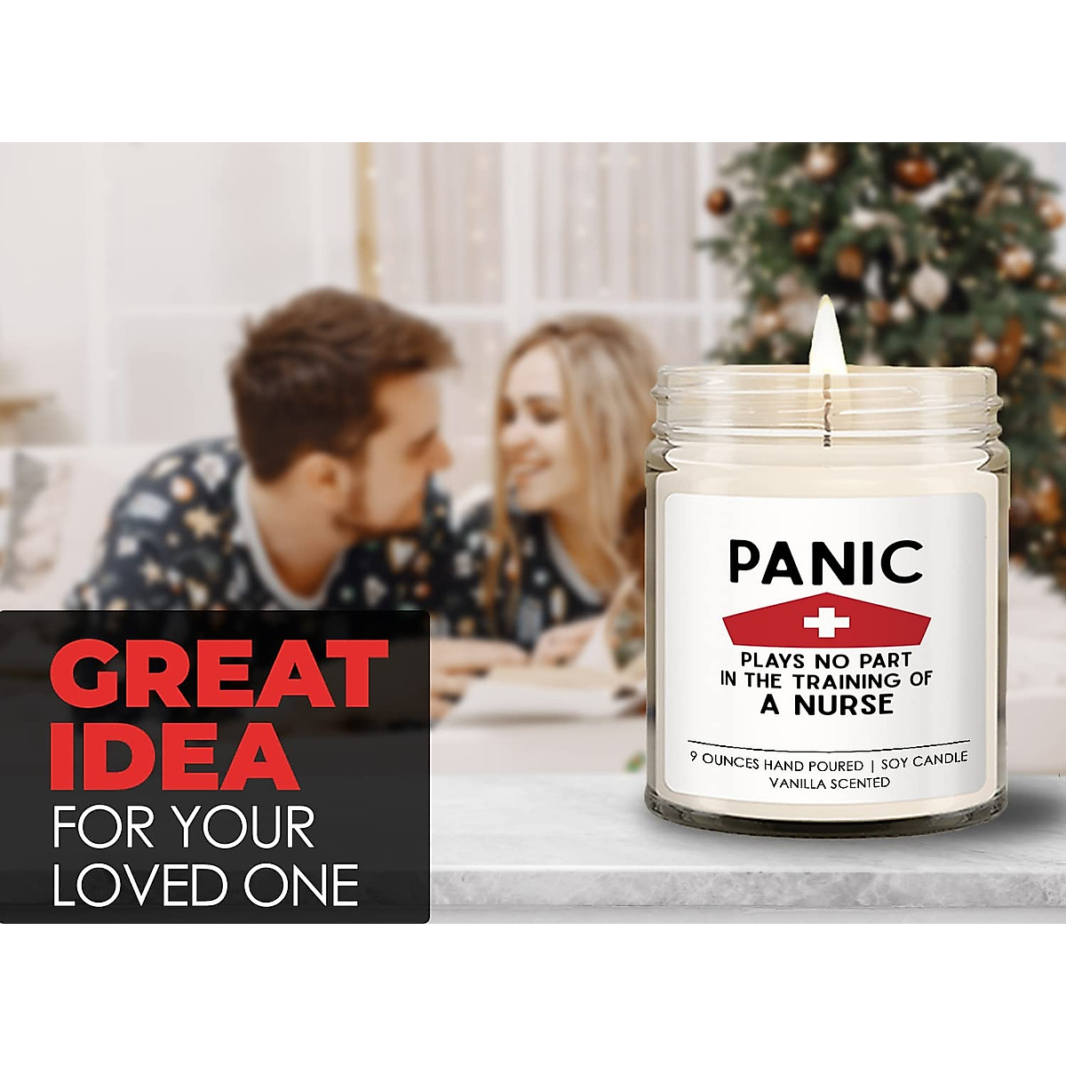 Flairy Land Nurse Vanilla Candle - Plays no Part in The Training - Nurse Assistant Caretaker Nurse Student Graduation Nursery RN Registered Nurse Practitioner